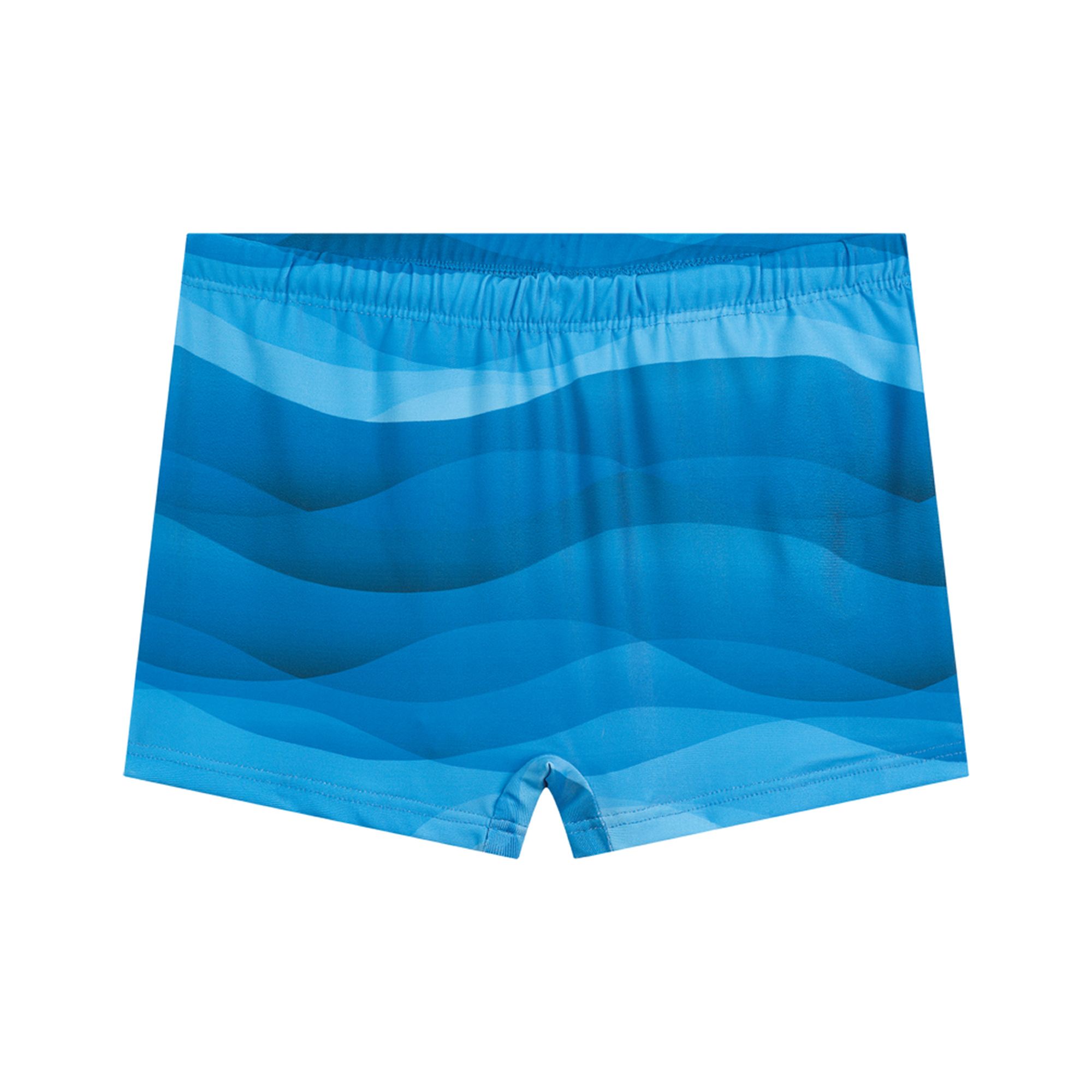 Sunga Short Infantil Boxer Tchibum Ondas Azul Royal - EcaMeleca